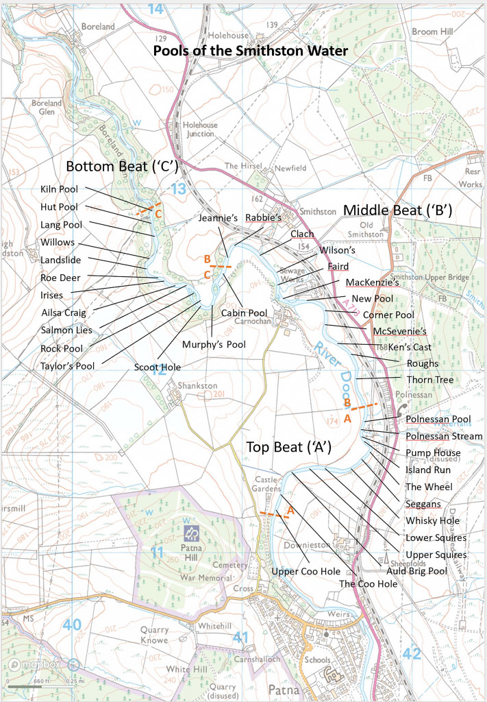 Beat Map (Printable) - Smithston Fishings Club